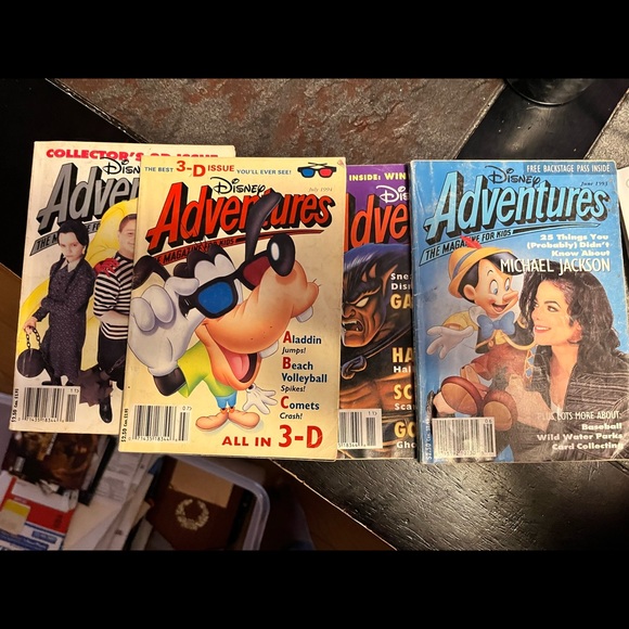 Other | 4 Rare 199394 Original Disney Adventures Magazines | Poshmark